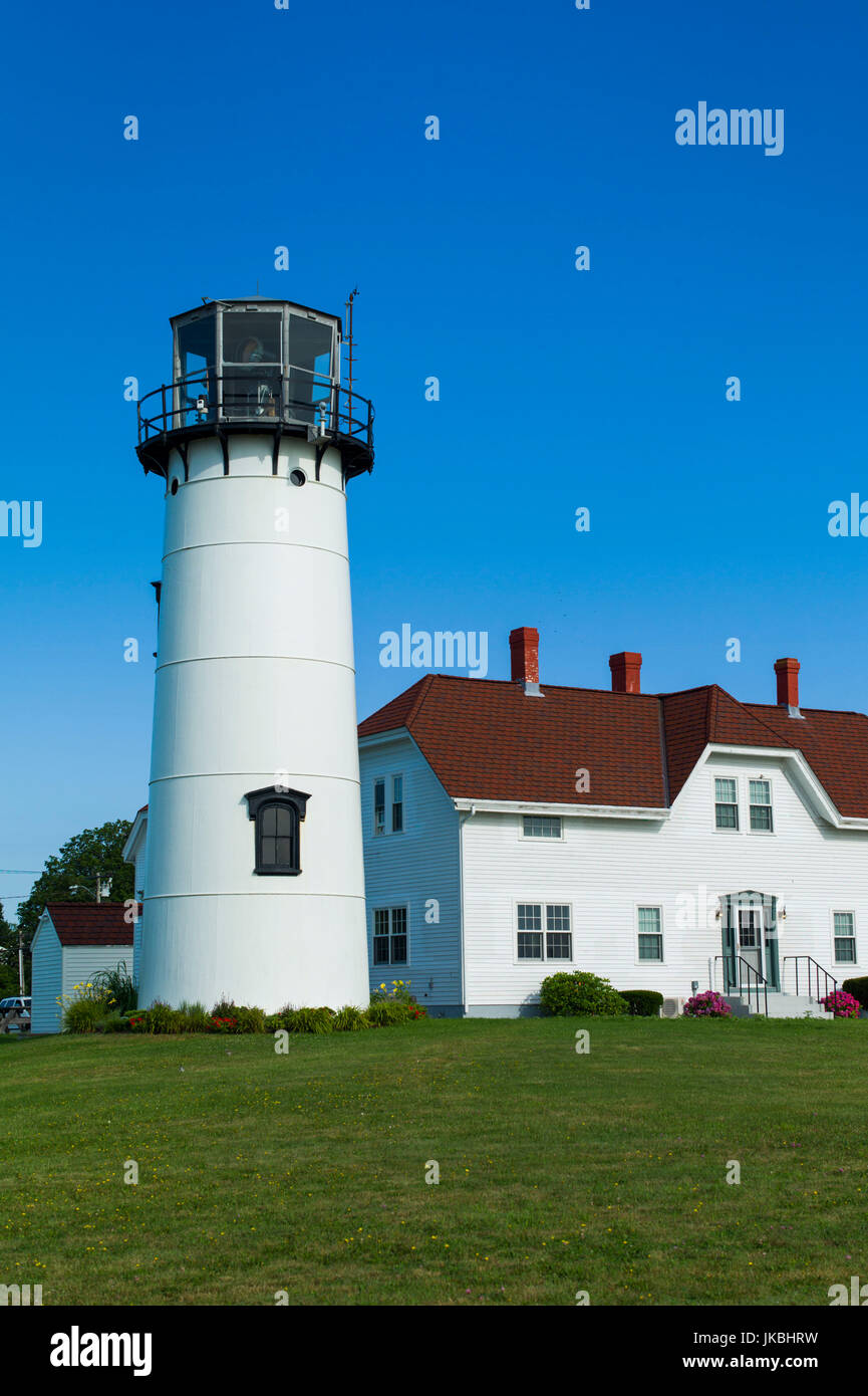 USA, Massachusetts, Cape Cod, Chatham, Chatham Lighthouse Stock Photo ...