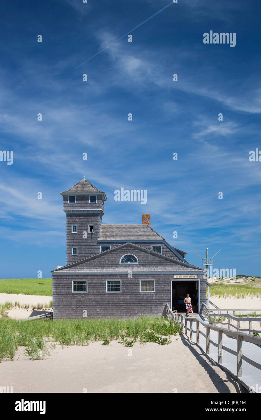 USA, Massachusetts, Cape Cod, Provincetown, Race Point Beach, Old ...