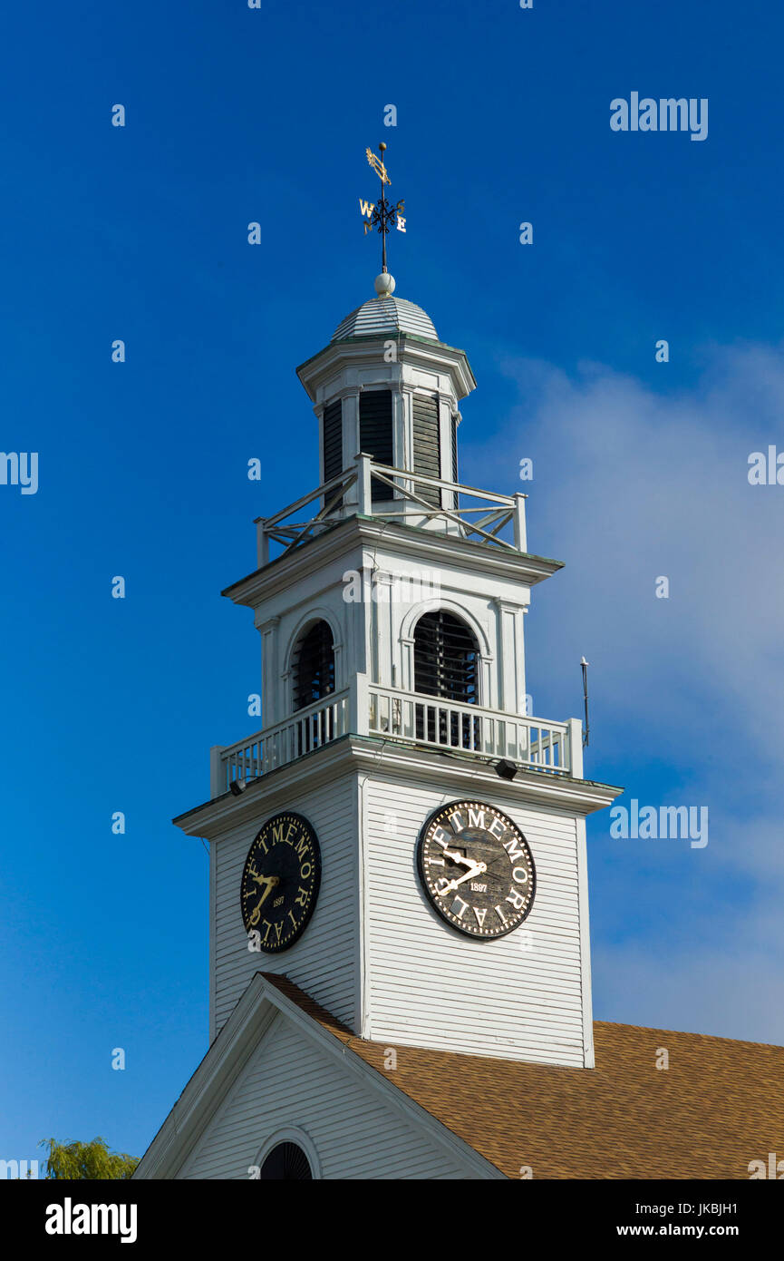 USA, Massachusetts, Salisbury, East Parish, United Methodist Church ...