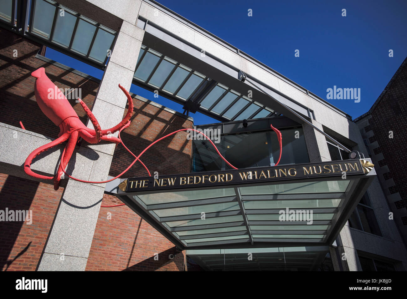 USA, Massachusetts, New Bedford, New Bedford Whaling Museum, exterior ...