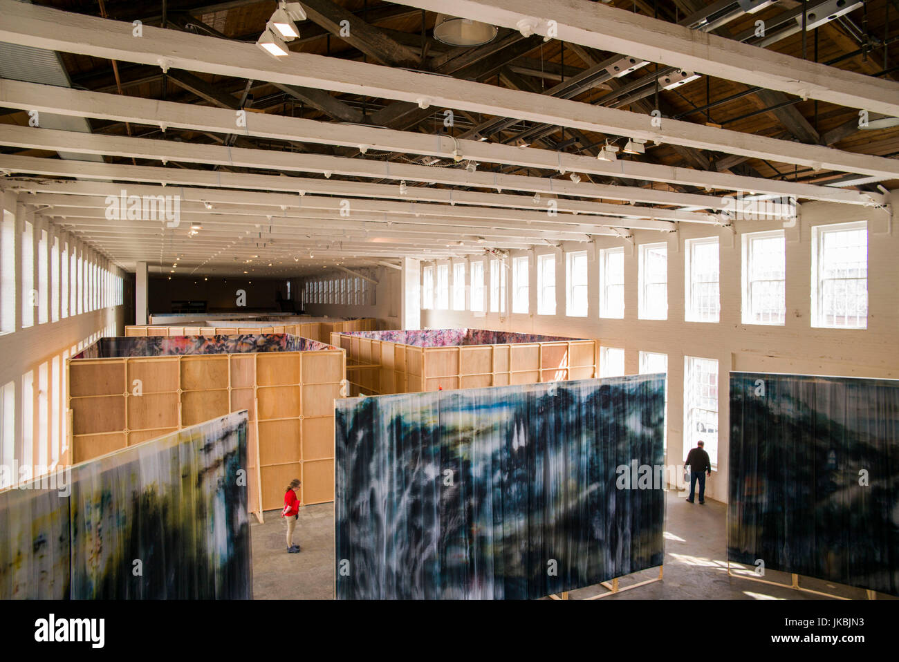 USA, Massachusetts, North Adams, Mass MOCA, Massachusetts Museum of ...