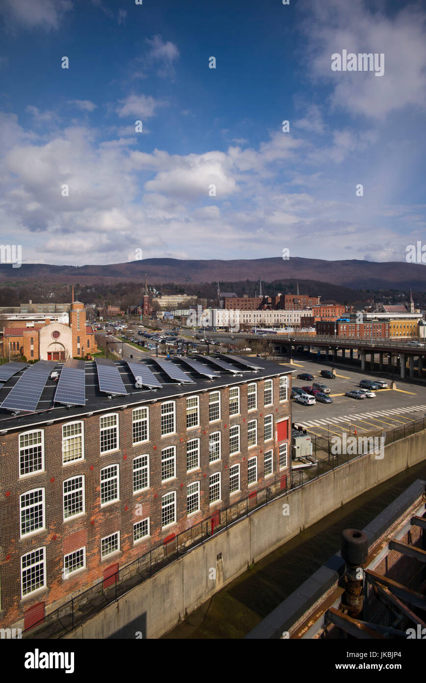 USA, Massachusetts, North Adams, elevated Town view Stock Photo - Alamy