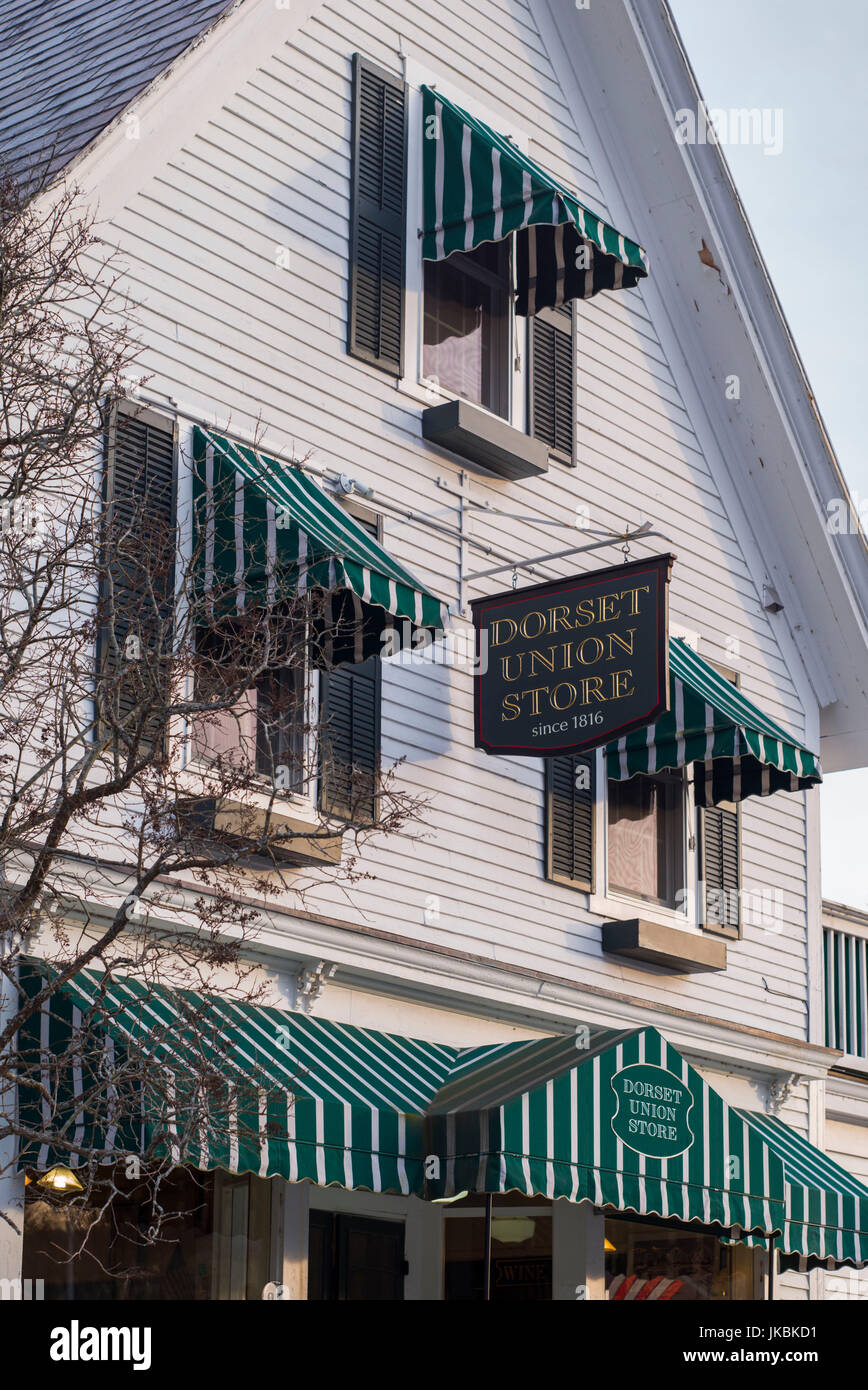 USA, Dorset, Dorset Union Store, Town General Store Stock Photo - Alamy