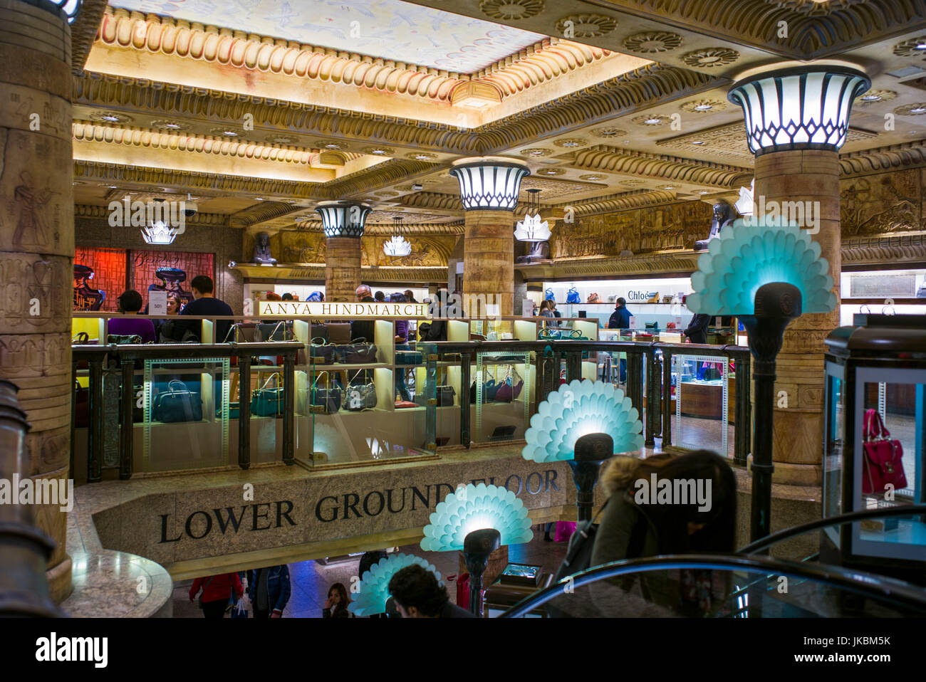 Harrods store interior hi-res stock photography and images - Alamy
