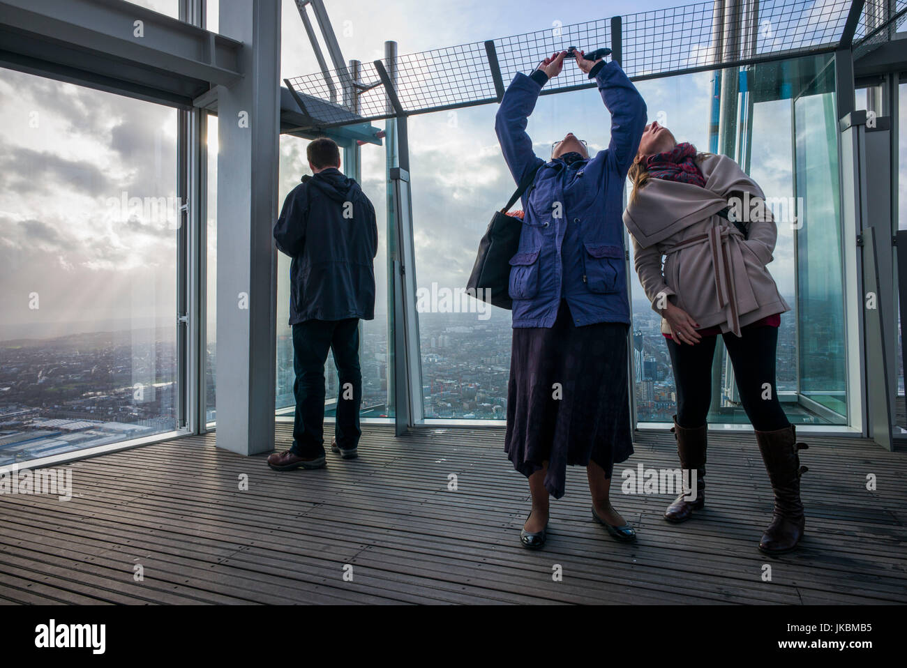 England, London, The Shard building, the View from the Shard ...