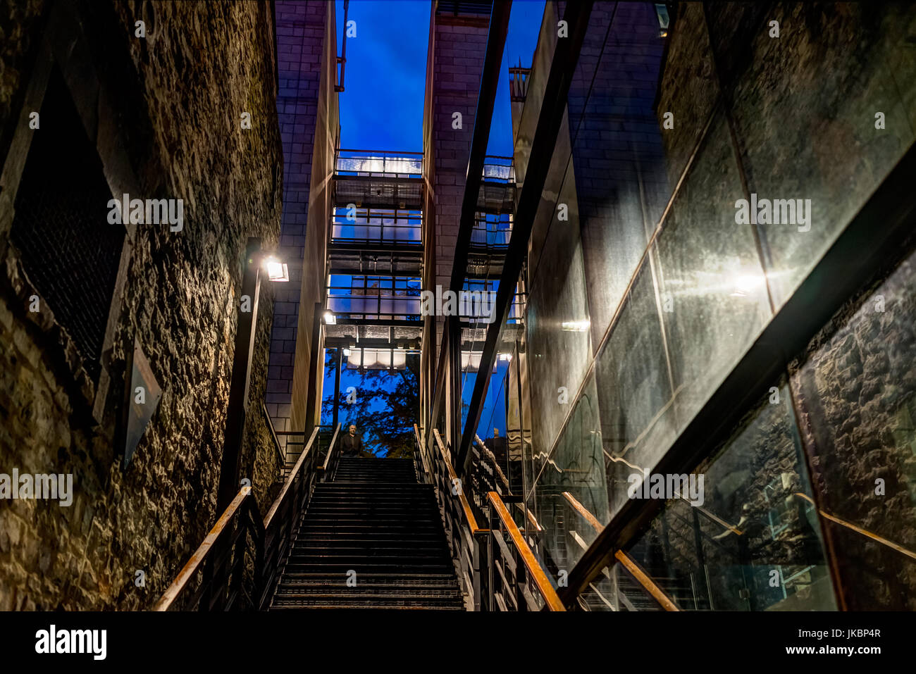 Vieux quebec stairs hi-res stock photography and images - Alamy