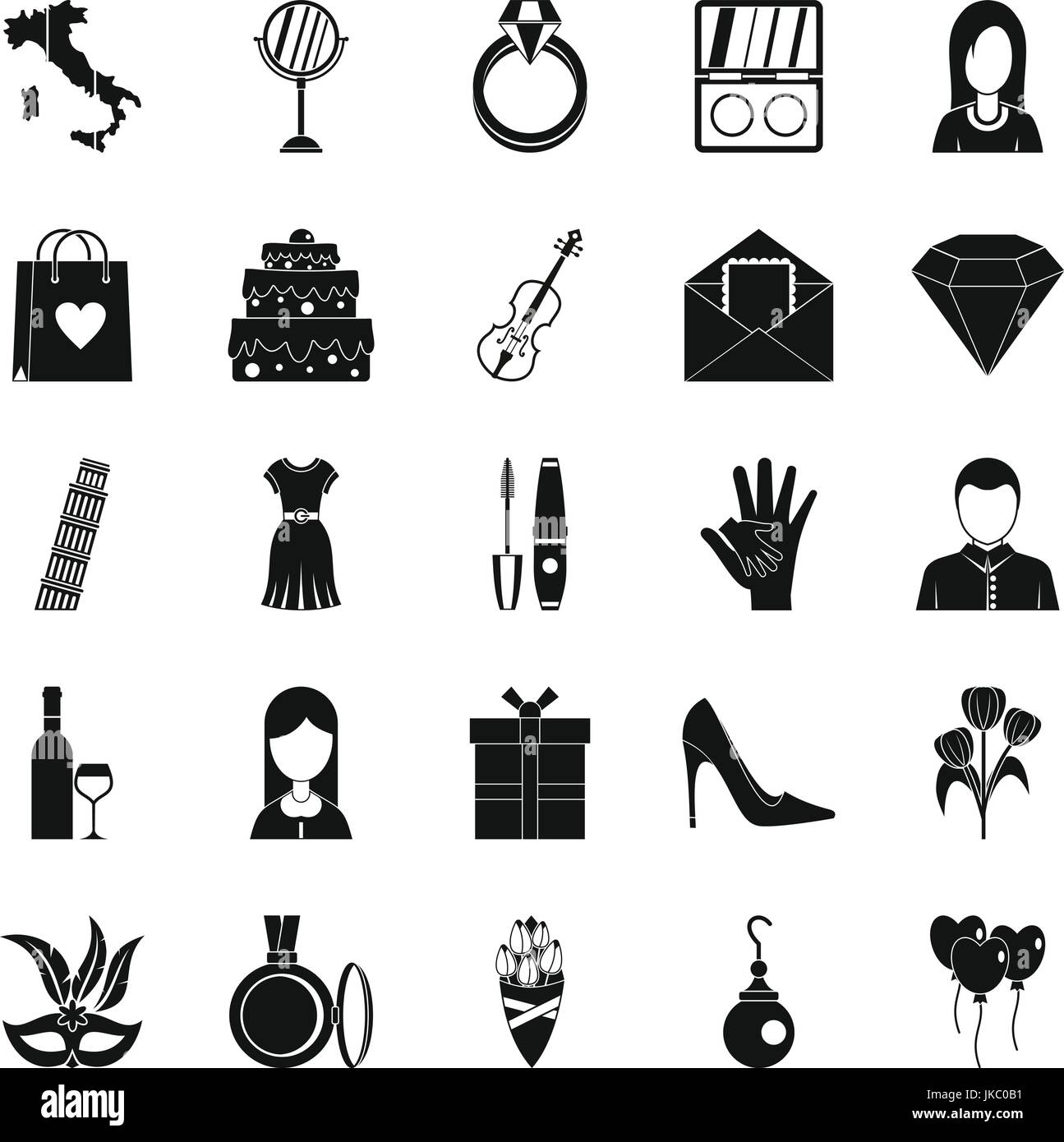 Festival icons set, simple style Stock Vector Image & Art - Alamy