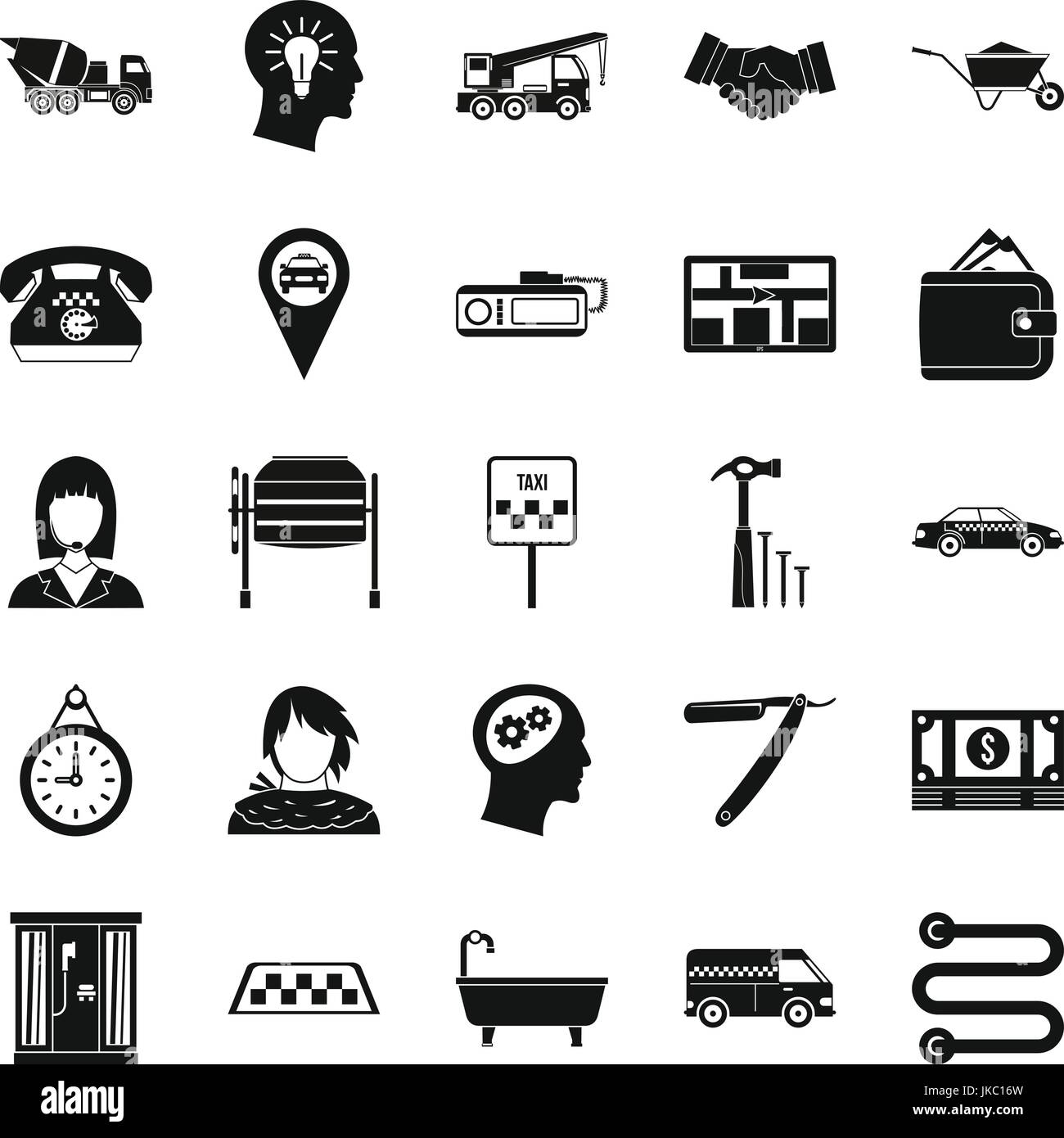 Call centre laptop people Stock Vector Images - Alamy