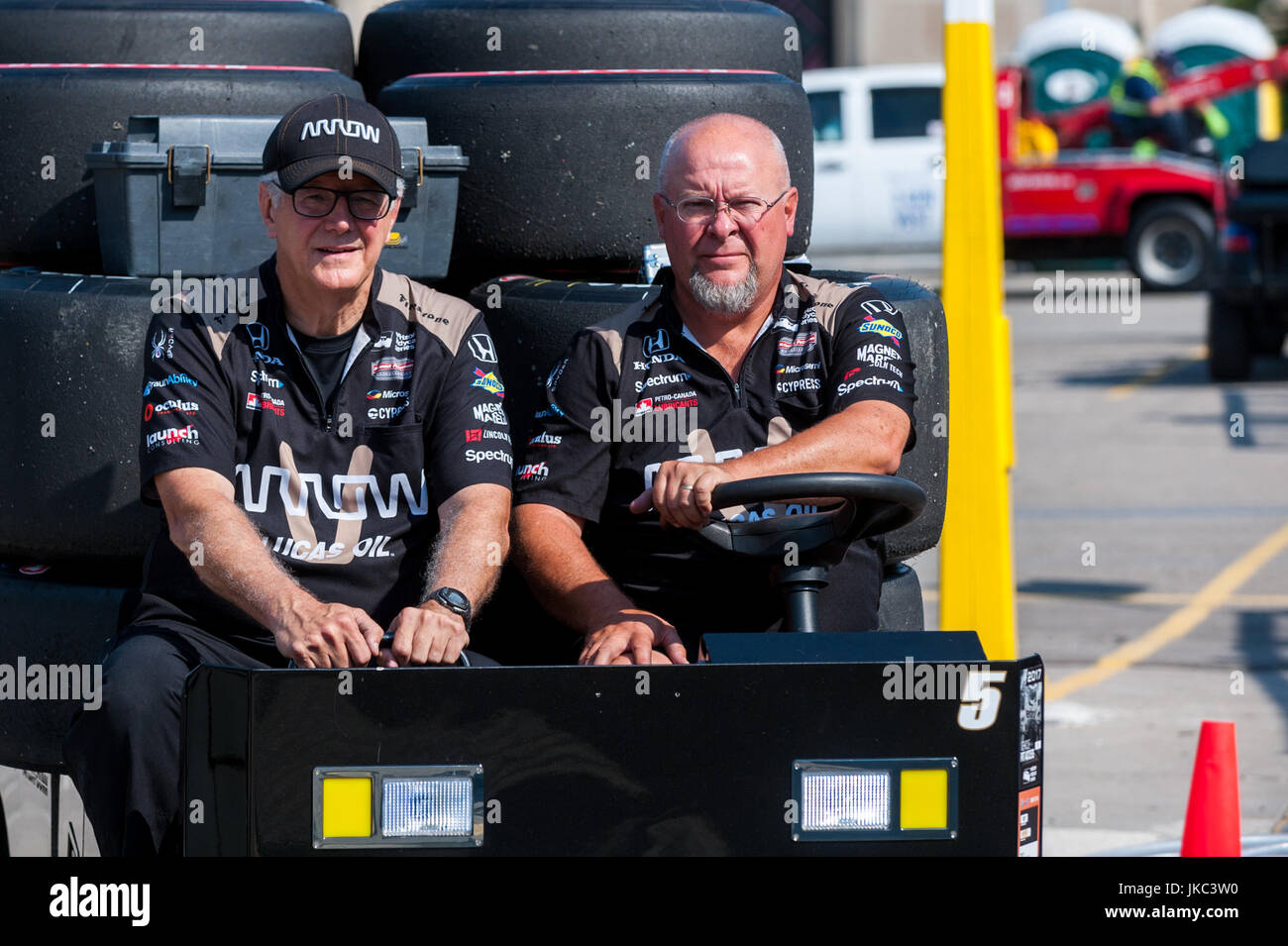 Driver staff during the IndyCar light Series Race at Exhibition place ...