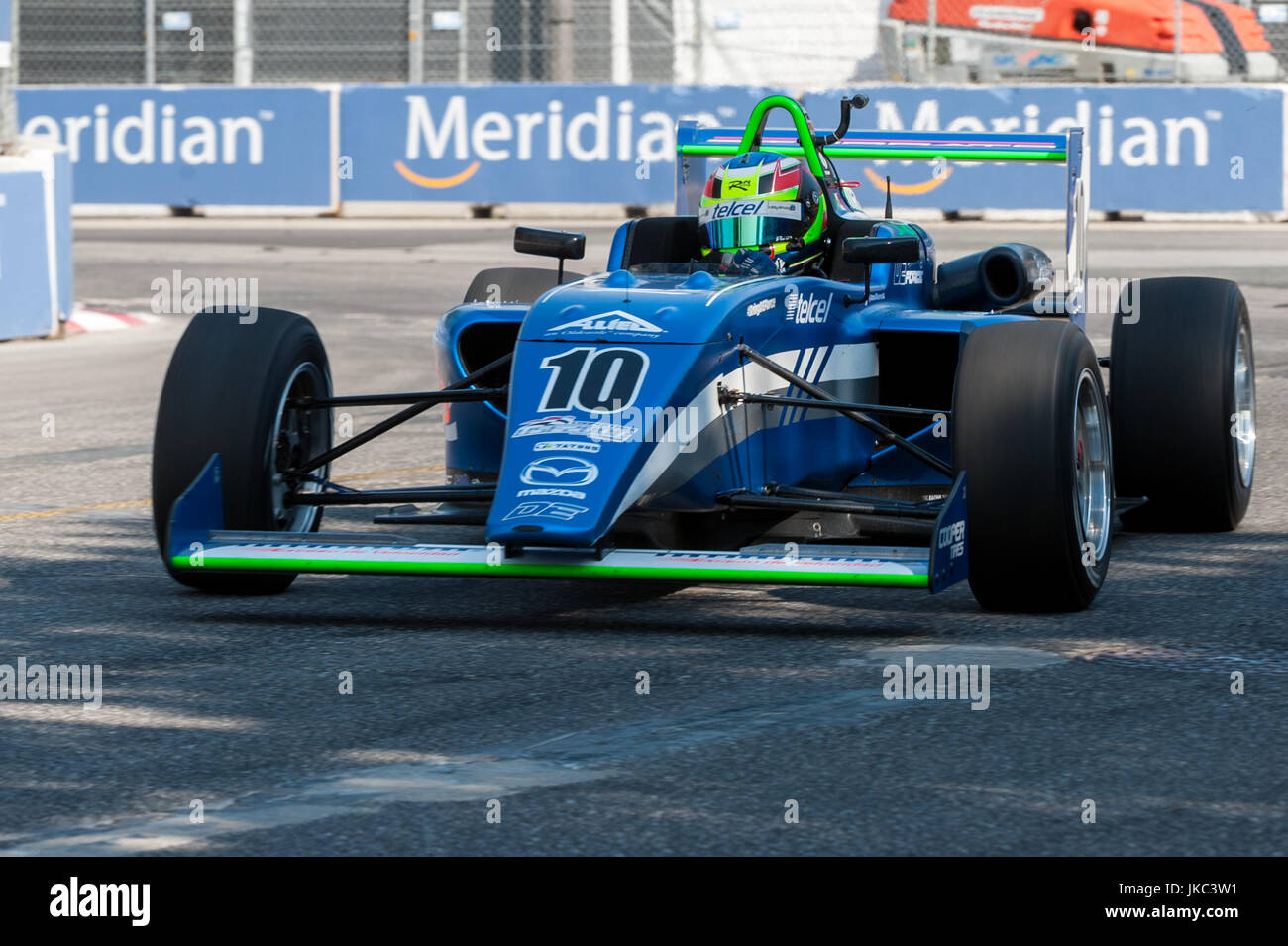 Driver during the IndyCar light Series Race at Exhibition place ...