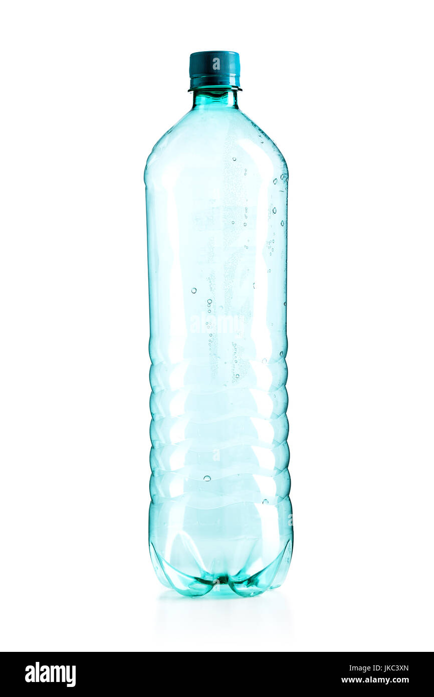 empty plastic bottle, isolated on white background Stock Photo - Alamy