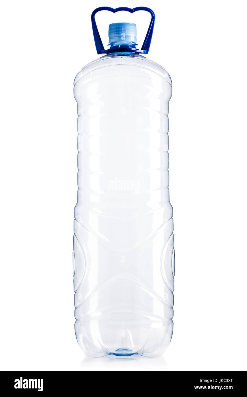 empty plastic bottle, isolated on white background Stock Photo - Alamy