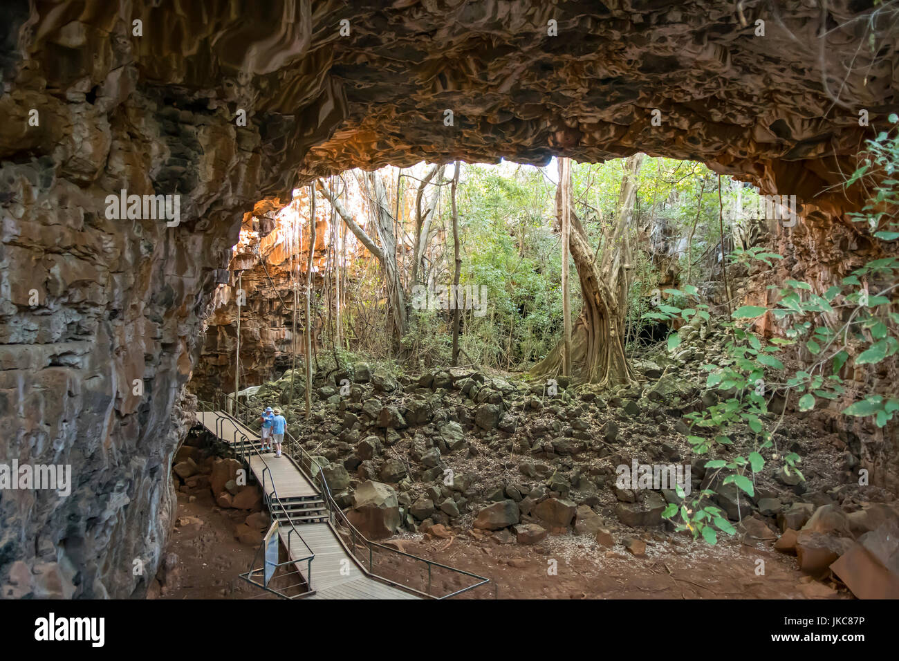 Archway Lava Tube, Undara Volcanic National Park, Queensland, Australia ...