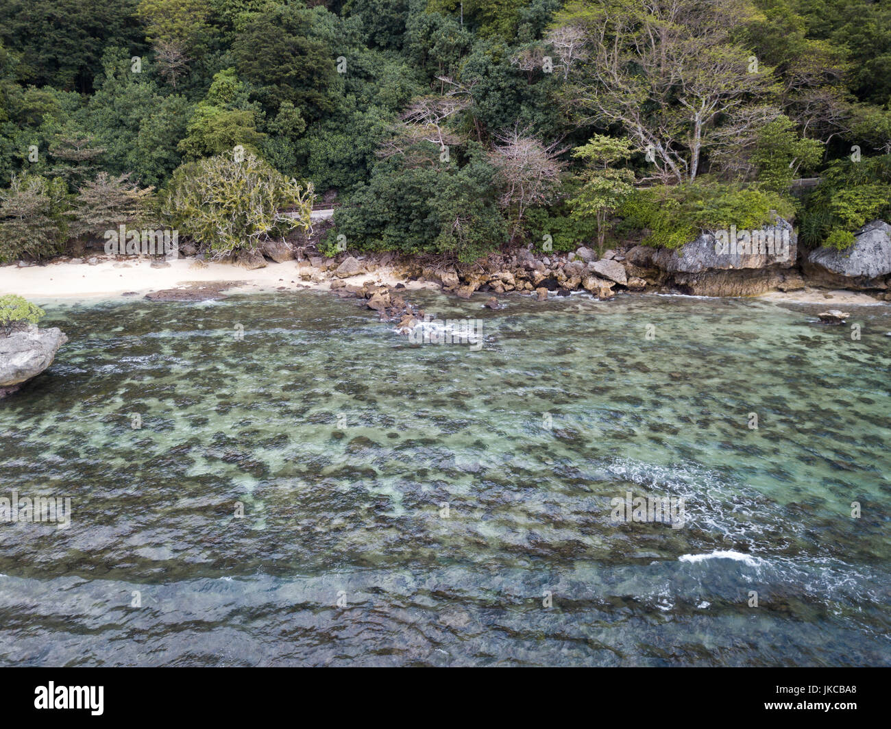 Flying Fish Cove on Christmas Island, an Australian territory in the ...