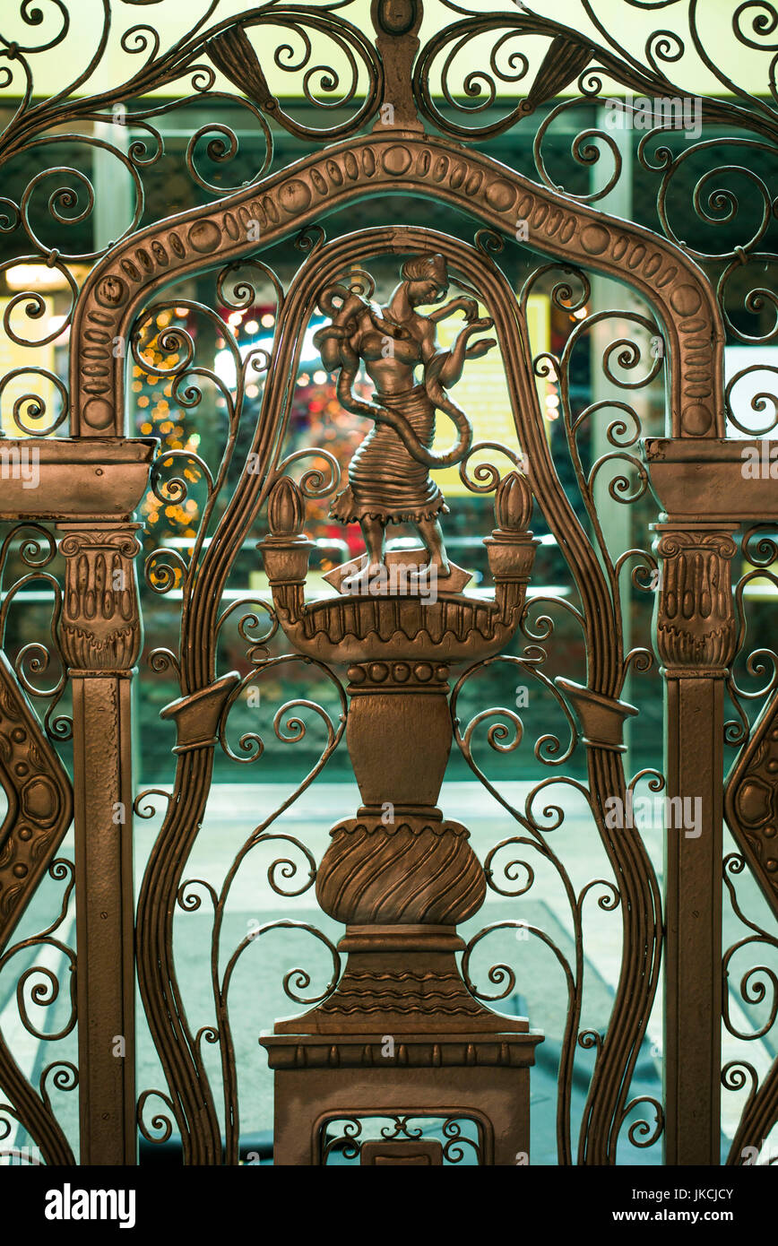 Germany, Berlin, Charlottenburg, KaDeWe Department Store, gate detail ...