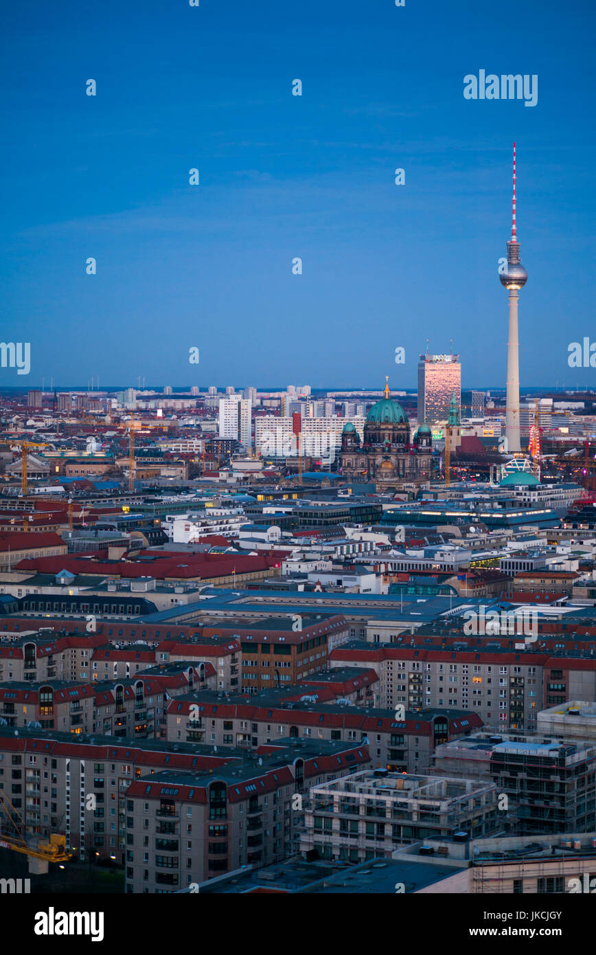 Germany, Berlin, Mitte, Panorama Punkt-Potsdamer Platz, elevated view ...