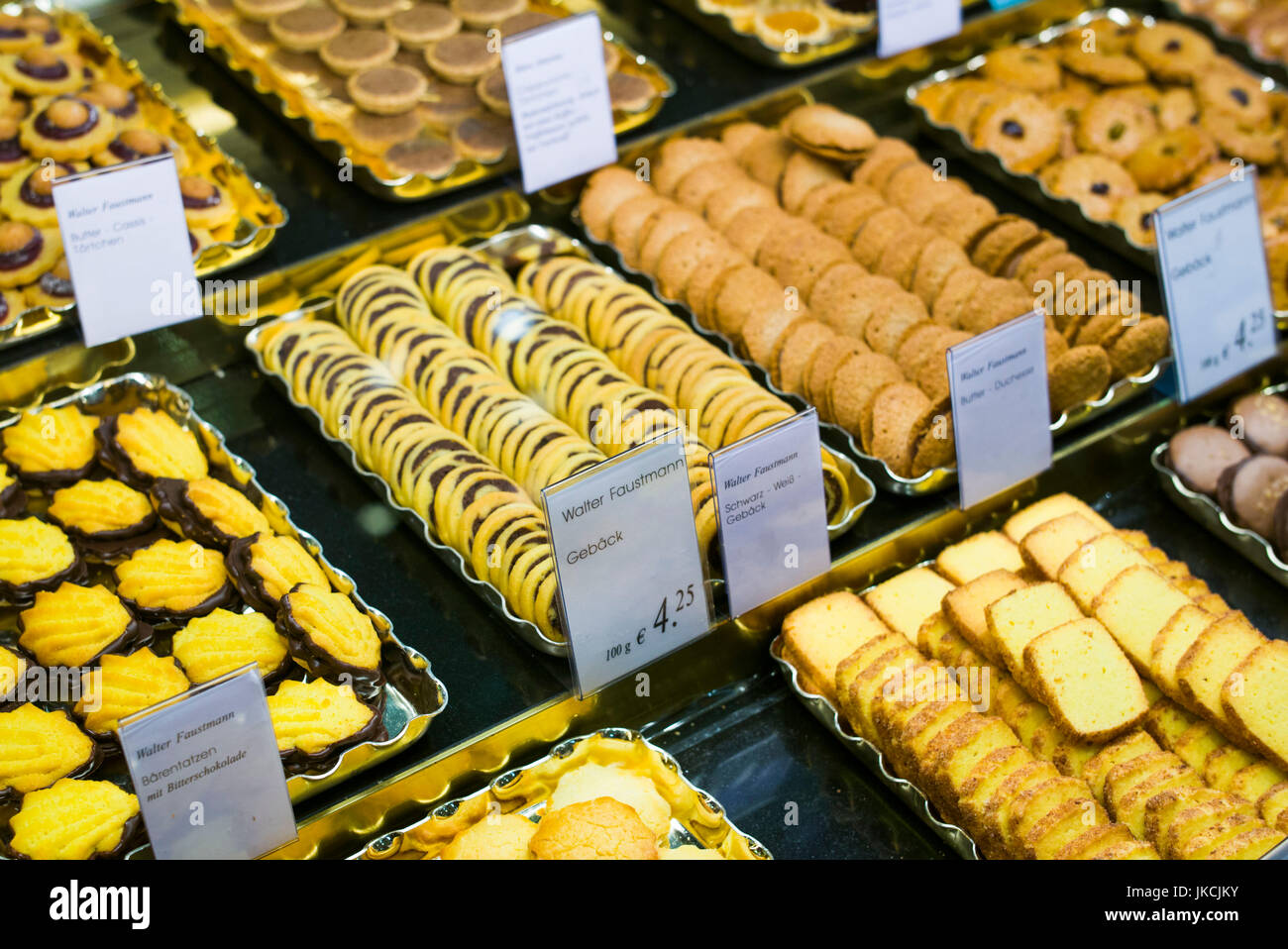 Germany, Charlottenburg, KaDeWe Department Store, food court, cookies ...