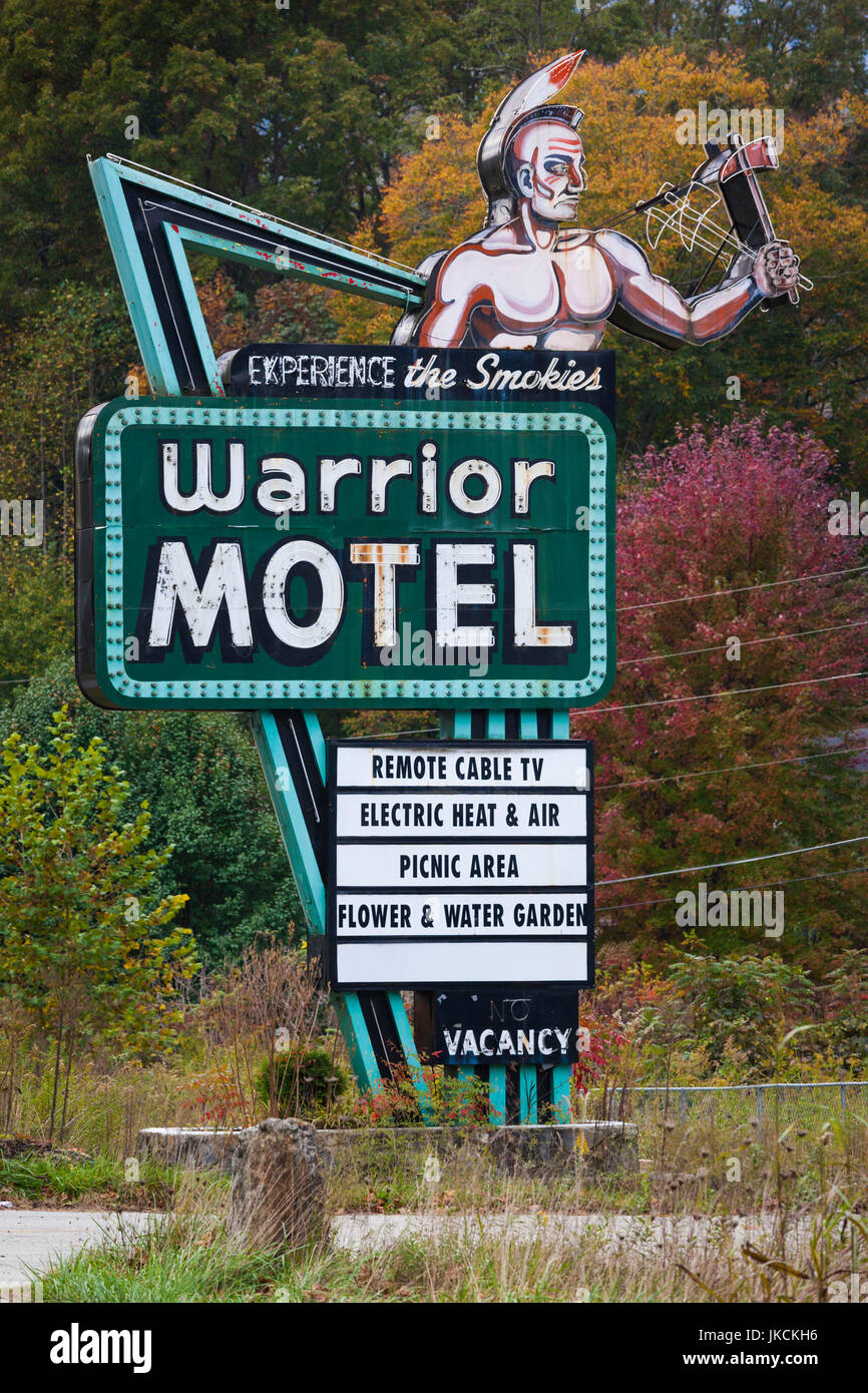 USA, North Carolina, Cherokee, Cherokee Indian Reservation, Native ...