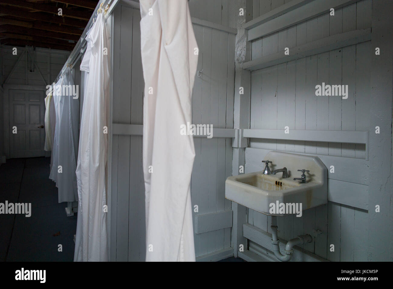 USA, Georgia, Warm Springs, Historic Pools Complex, hydro-therapy pools ...