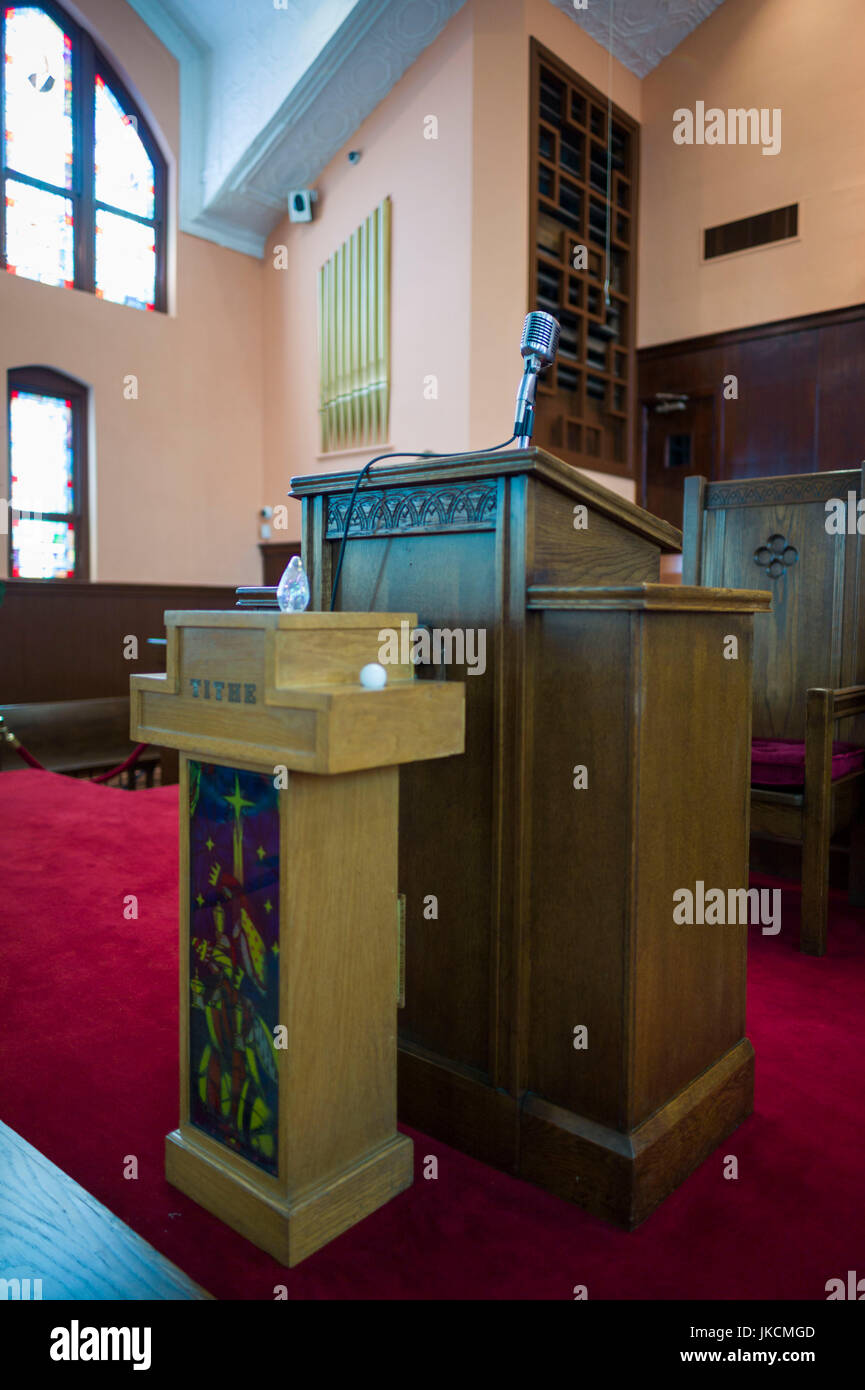 USA, Georgia, Atlanta, Martin Luther King National Historic Site ...