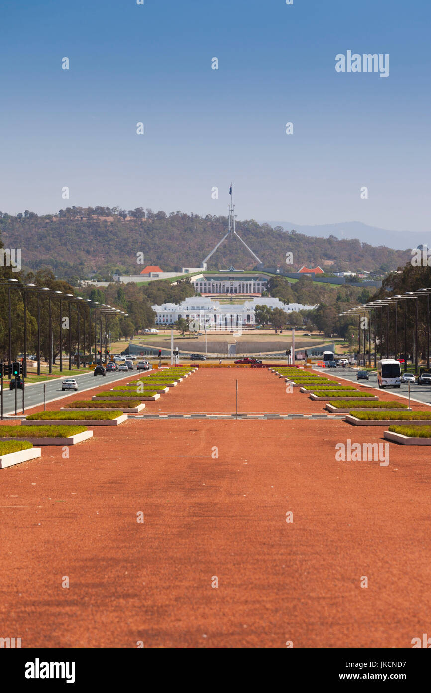 Parliament house from anzac parade hi-res stock photography and images - Alamy
