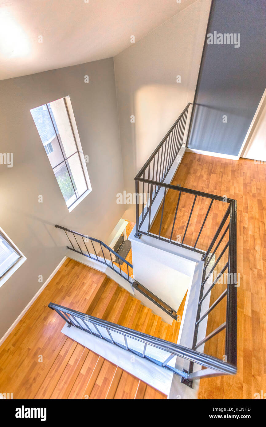 Beautiful stairs in Southern California home Stock Photo - Alamy