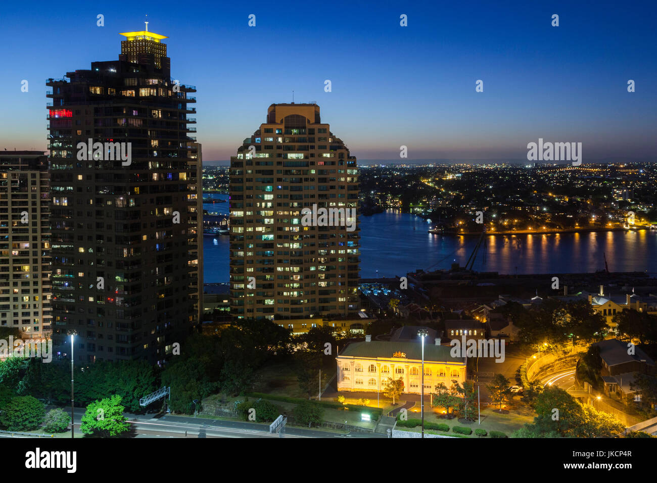 Australia, New South Wales, NSW, Sydney, Millers Point, high rise ...