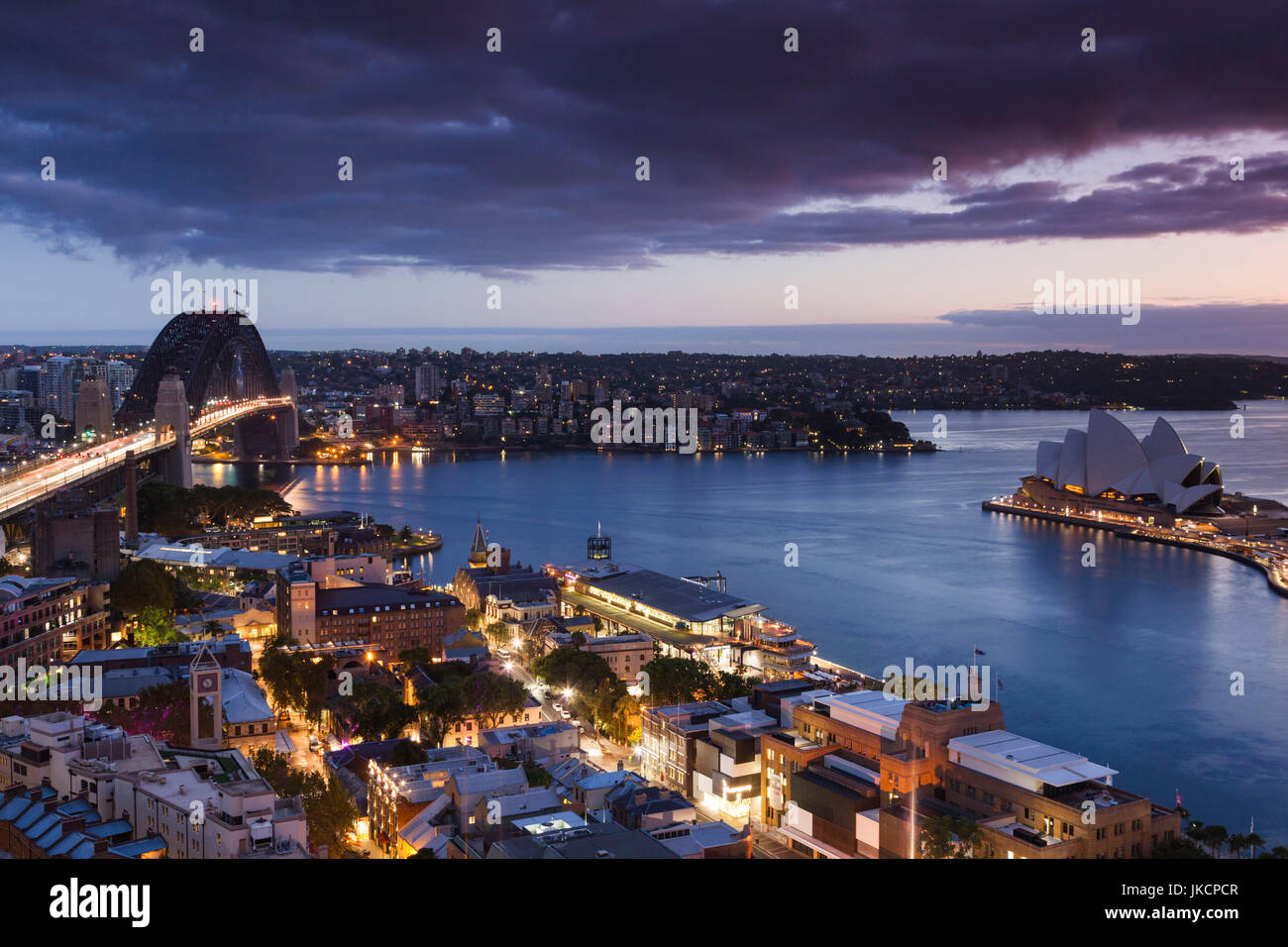 Australia, New South Wales, NSW, Sydney, The Rocks area, Sydney Harbour ...