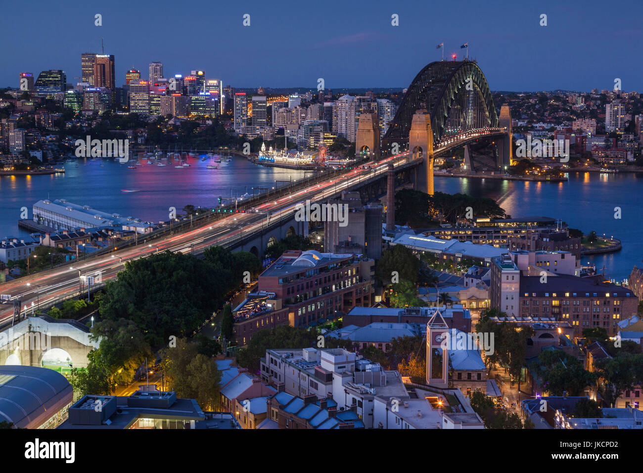 Australia, New South Wales, NSW, Sydney, The Rocks area, Sydney Harbour ...