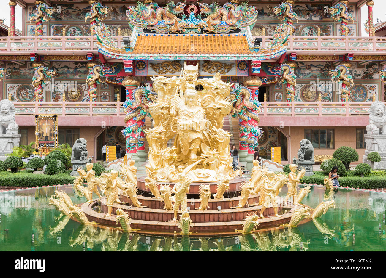 CHONBURI, THAILAND - May 14, 2017: Naja Chinese Shrine. Visitors go to ...