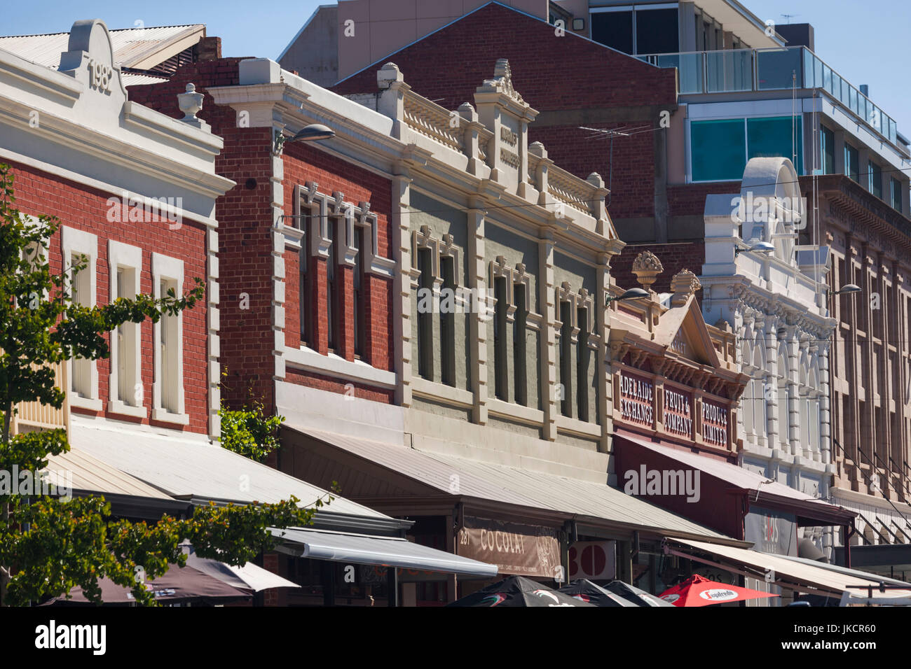 Australia, South Australia, Adelaide, Rundle Street, buildings Stock ...