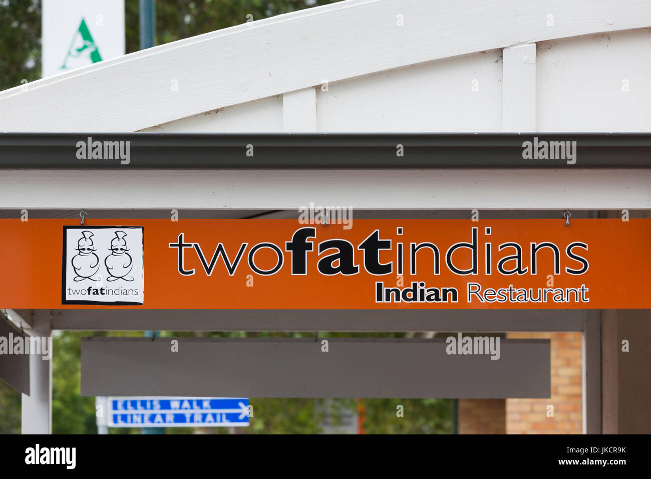 Australia, South Australia, Barossa Valley, Angaston, sign for the Two ...