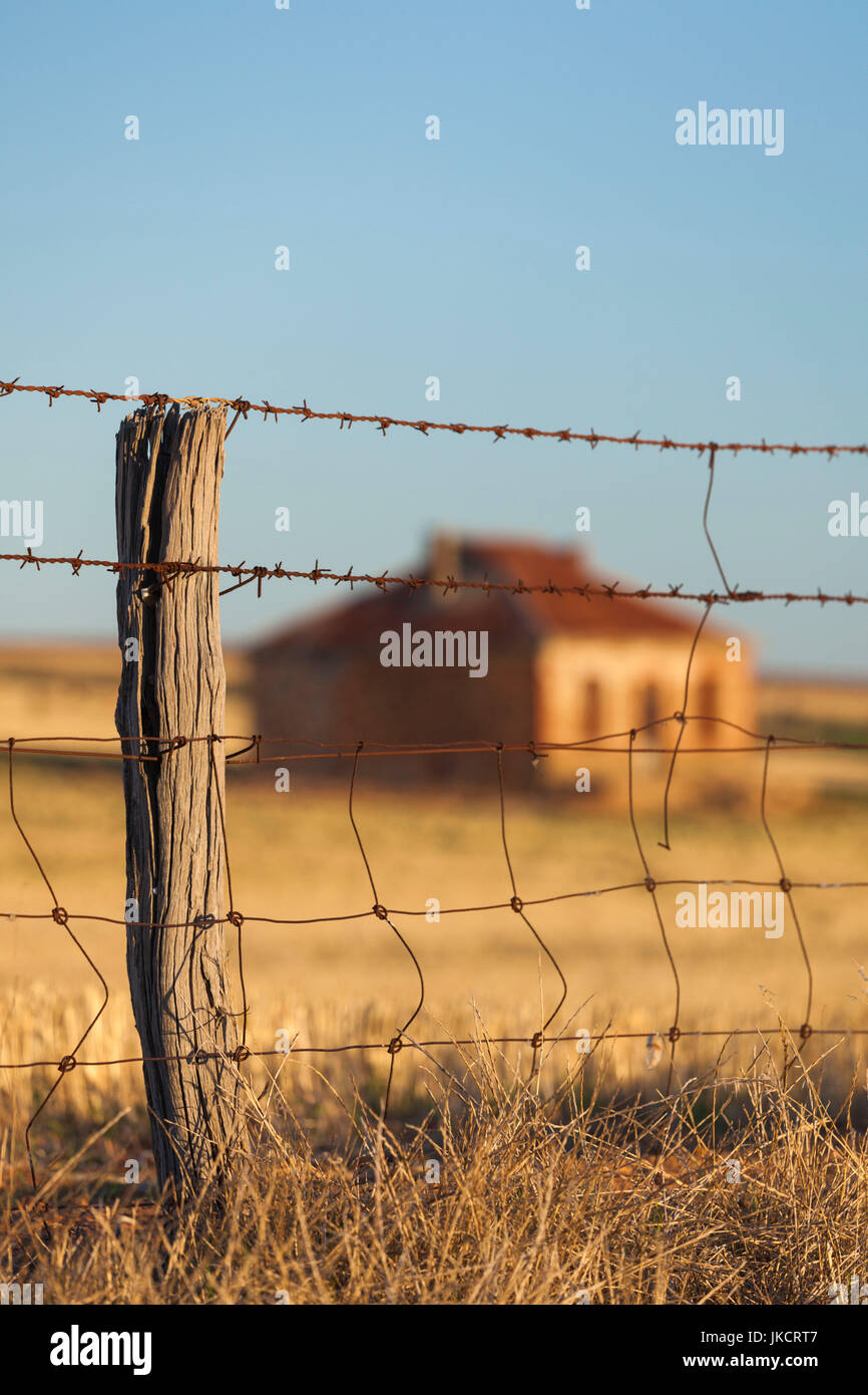 Australia, South Australia, Burra, former copper mining town, abandoned ...