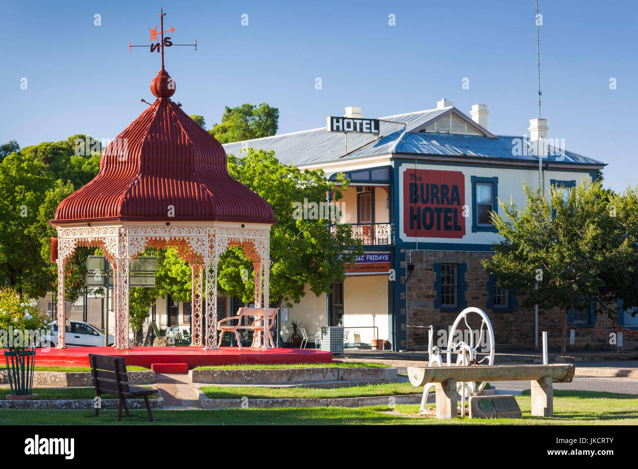 Australia, South Australia, Burra, former copper mining town, town view ...