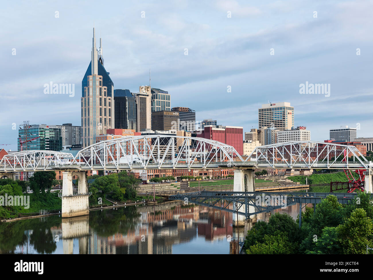 Nashville city skyline, Tennessee, USA Stock Photo - Alamy