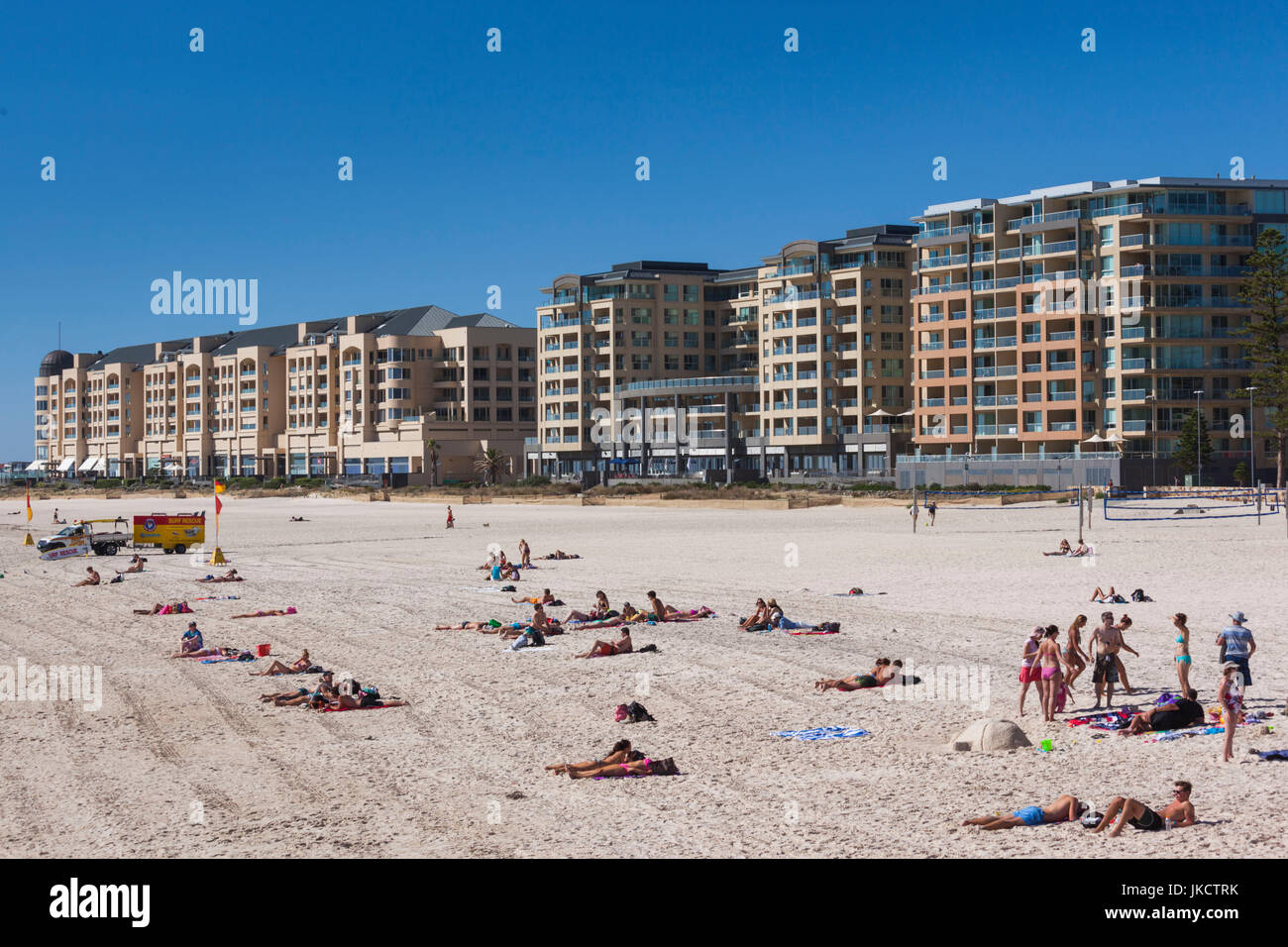 Australia, South Australia, Gelnelg, Waterfront buildings, Glenelg ...
