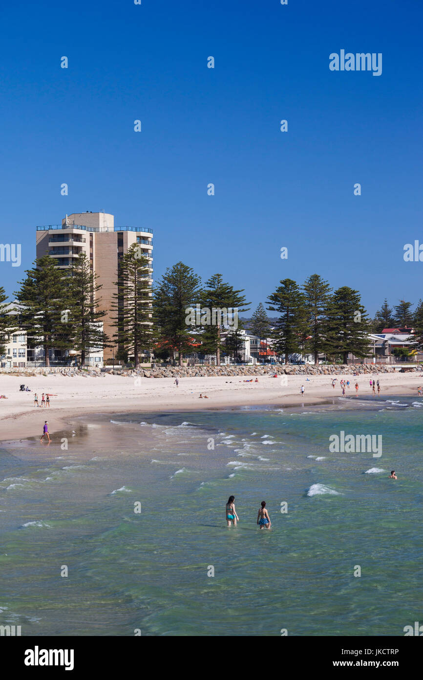 Australia, South Australia, Gelnelg, Waterfront buildings, Glenelg ...