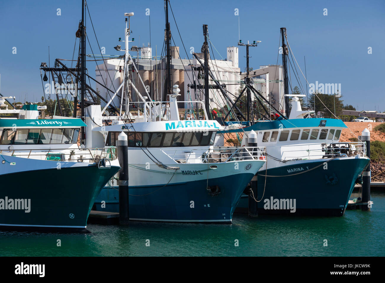 Australia, South Australia, Yorke Peninsula, Wallaroo, fishing fleet ...