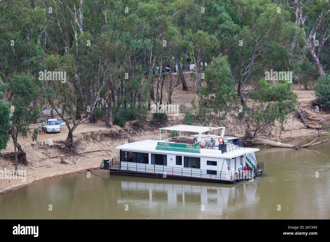 Australia, Victoria, VIC, Echuca, Historic Port of Echuca, Murray River ...