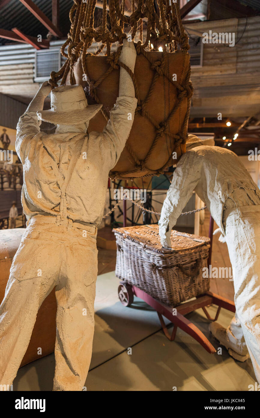 Australia, Victoria, VIC, Echuca, Historic Port of Echuca, Murray River ...