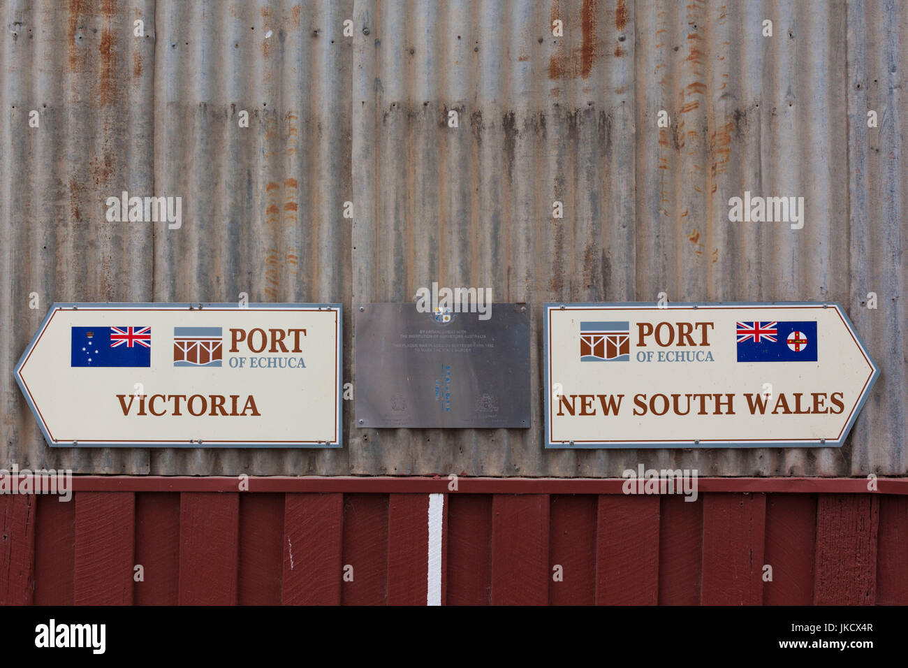 Australia, Victoria, VIC, Echuca, Historic Port of Echuca, Murray River ...