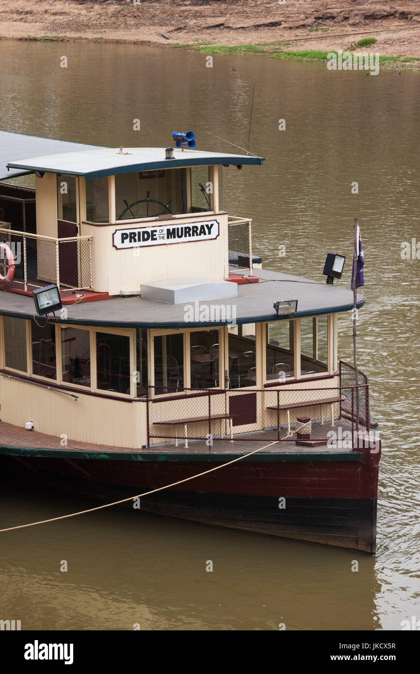 Australia, Victoria, VIC, Echuca, Historic Port of Echuca, Murray River ...