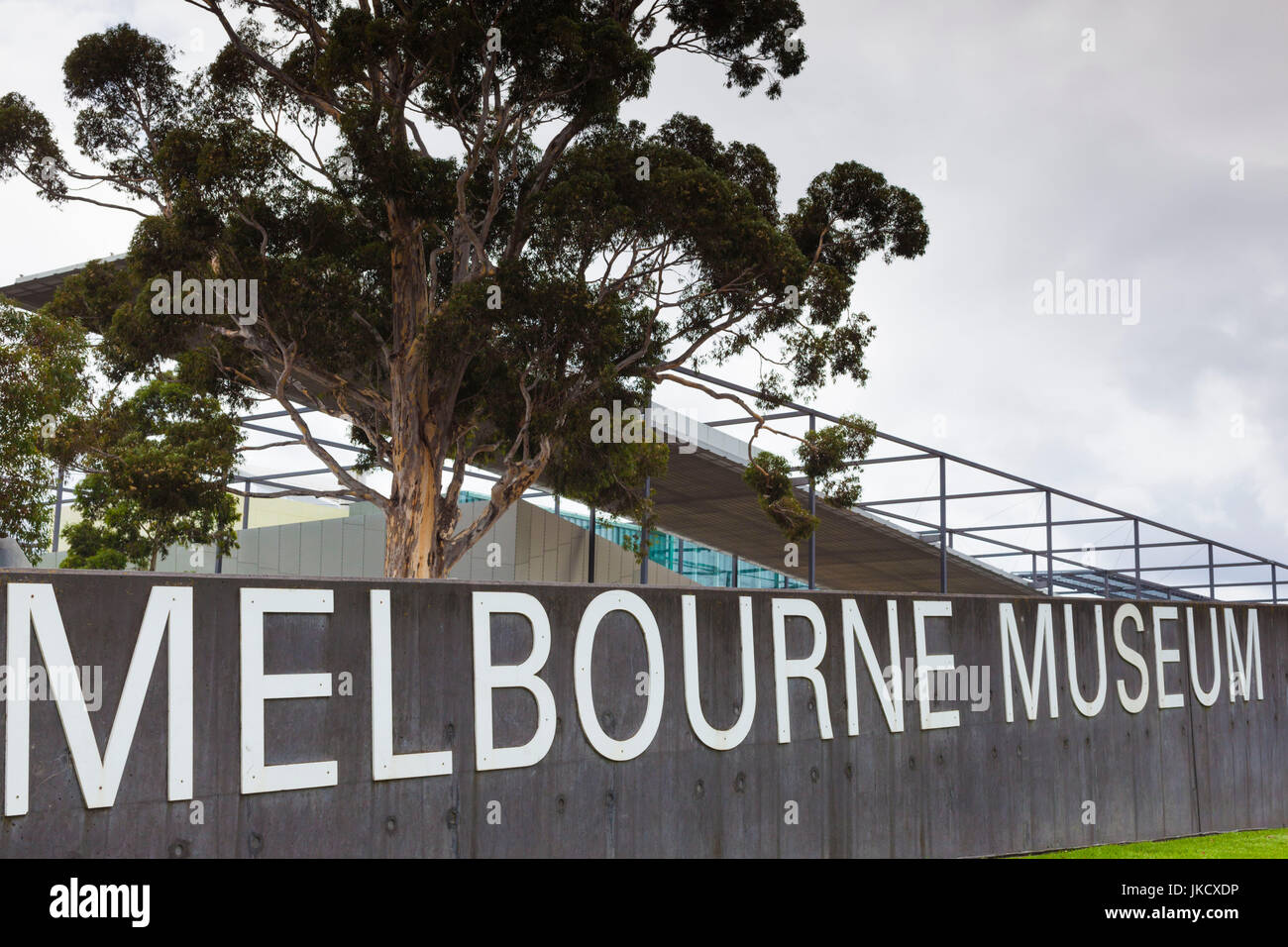 Australia, Victoria, VIC, Melbourne, Carlton, Melbourne Museum, sign ...