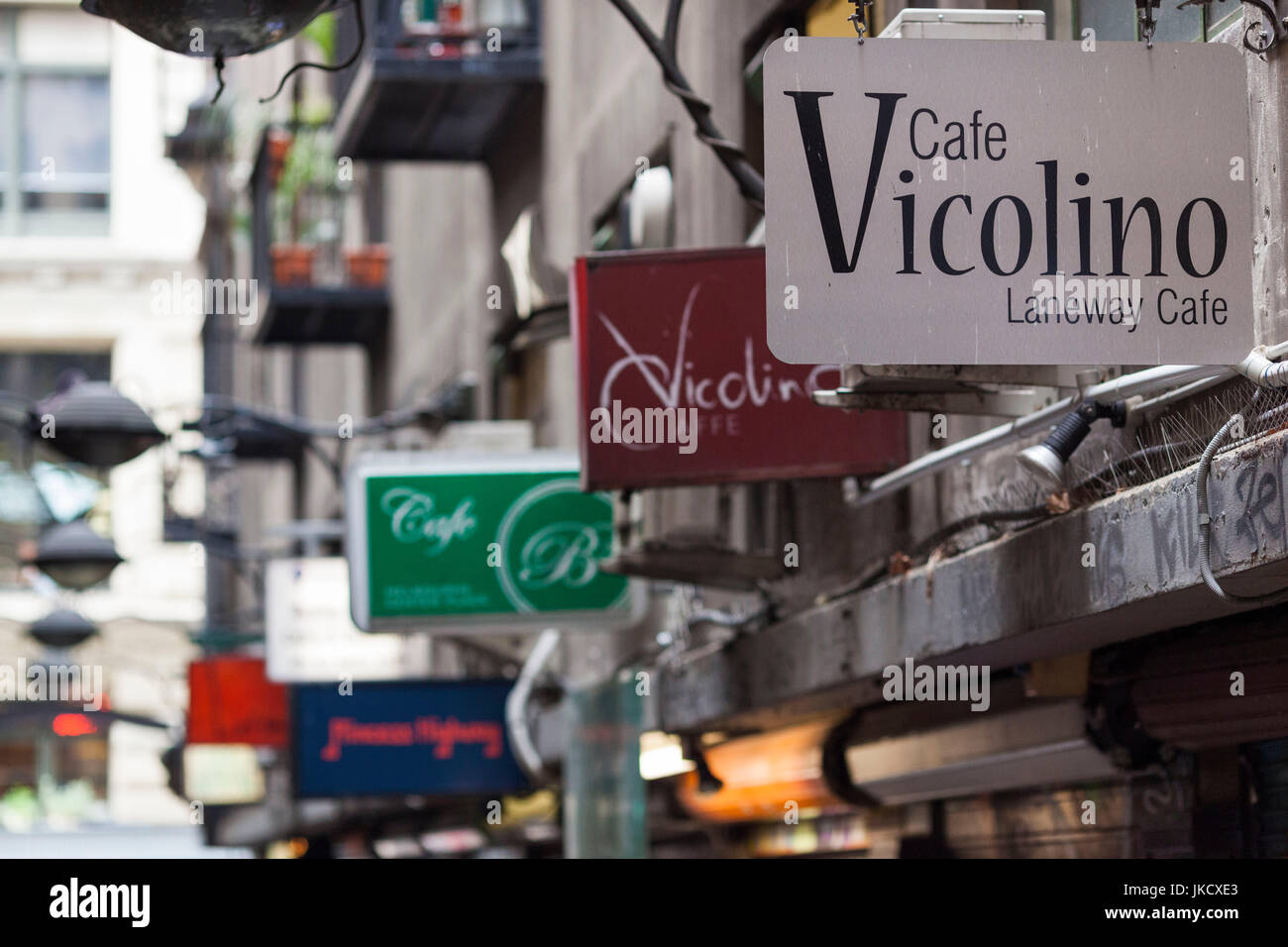 Melbourne street signs hi-res stock photography and images - Alamy