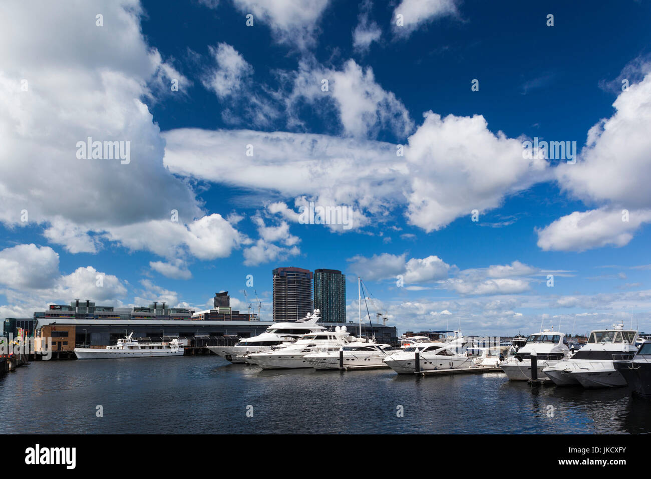 Australia, Victoria, VIC, Melbourne, Docklands, Victoria Harbour ...