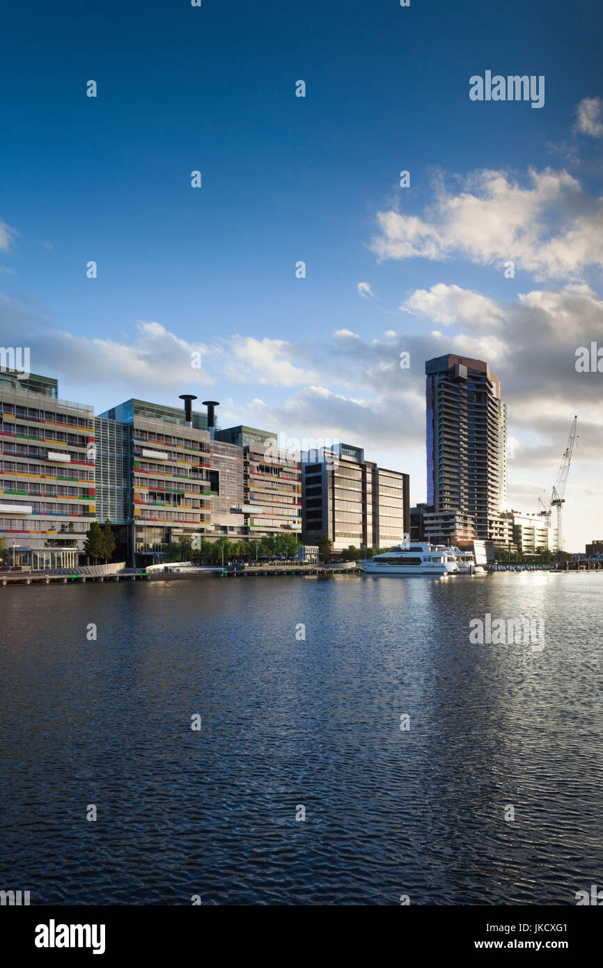 Australia, Victoria, VIC, Melbourne, Docklands, Victoria Harbour ...