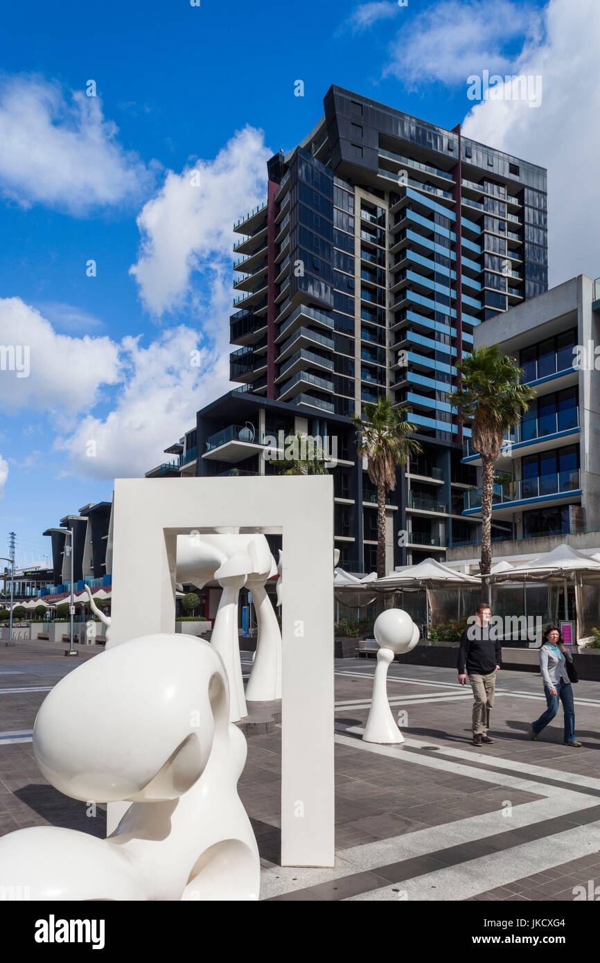 Australia, Victoria, VIC, Melbourne, Docklands, Victoria Harbour ...