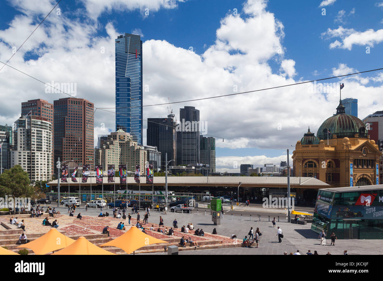 Federation square exterior melbourne hi-res stock photography and ...