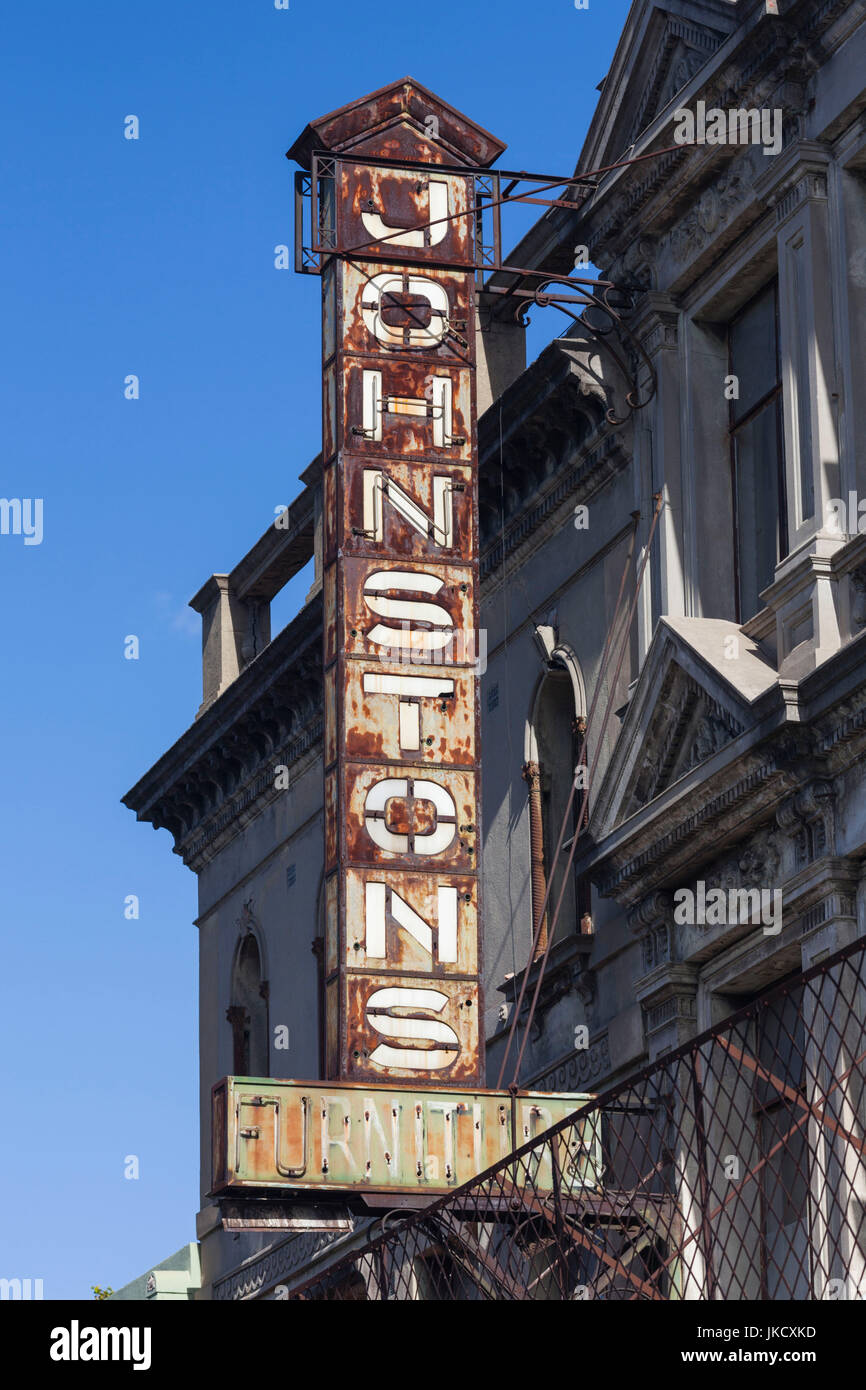 Antique sign for johnsons furniture hi-res stock photography and images ...