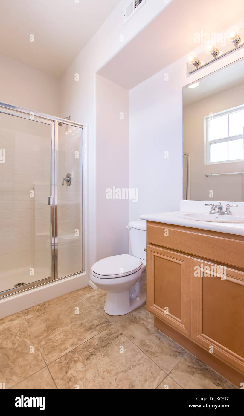Model homes always show off beautiful bathrooms with clever design ...